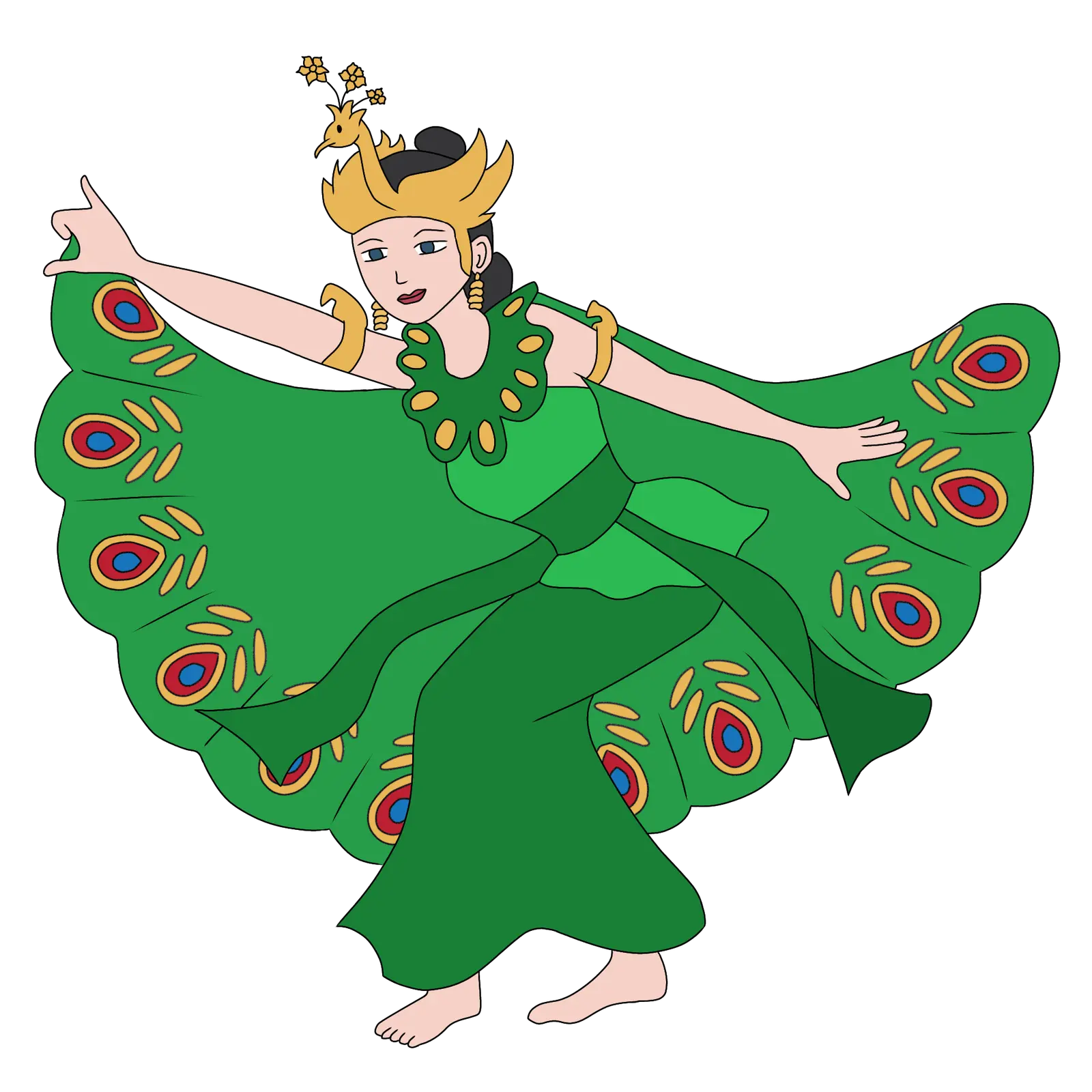 Mengenalkan Tarian Nusantara Melalui Gambar Asset Digital - Diyarko.Com